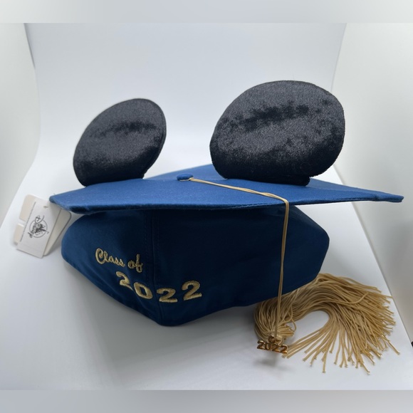 Disney | Other | New Disney Parks Mickey Mouse Graduation Cap Ear Blue ...